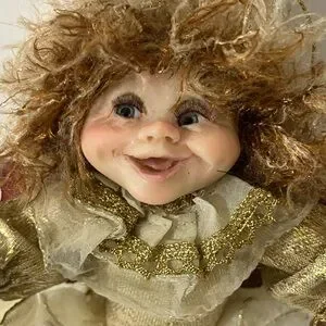 Holiday | Fairyelf Golden With Wings Poseable Incredible Detailed Face ...